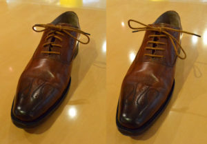 Straight Bar Lacing | Black Lapel