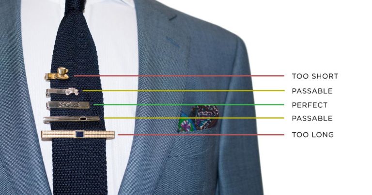 How to Wear a Tie Clip: Tie Bar Placement and More | Black Lapel